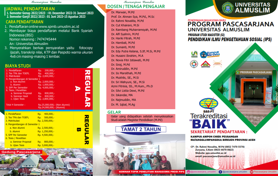 Brosur – PROGRAM PASCASARJANA UNIVERSITAS ALMUSLIM